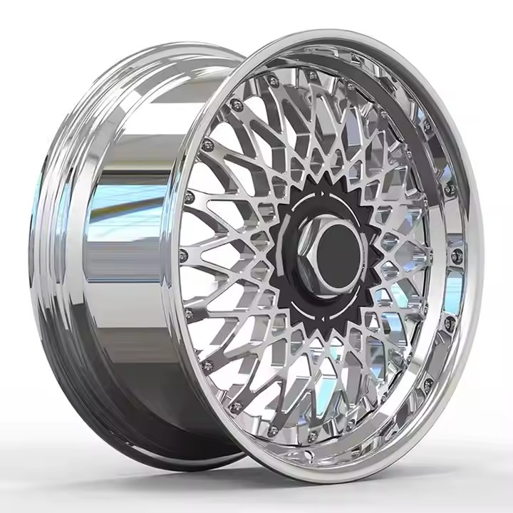 Colorful Gloss Wheels Rims Fit For Racing Cars Chrome Blue Passenger ...